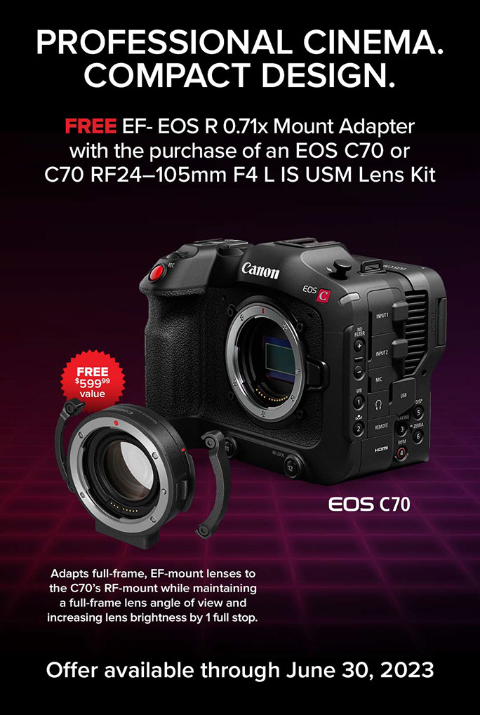 Canon Sales Flyers at Cameragraphics